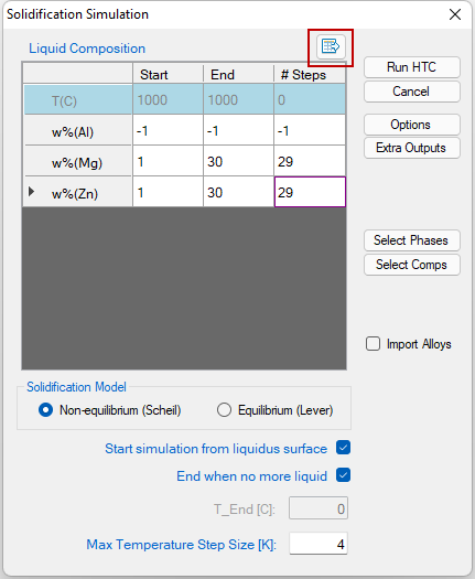 High Throughput Calculation (HTC): Pattern Compositions